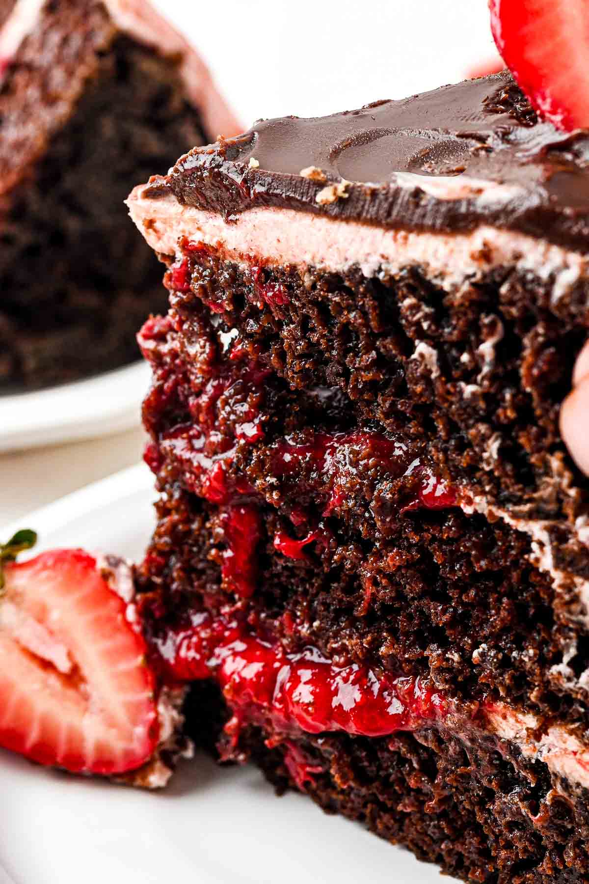 Chocolate Strawberry Cake